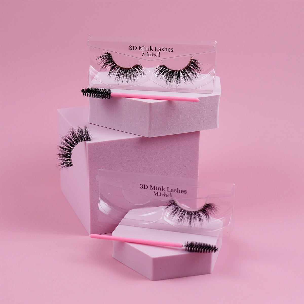Mitchell Lash - Clear 3D Strip Lash - Beauty - Elegance Lashes